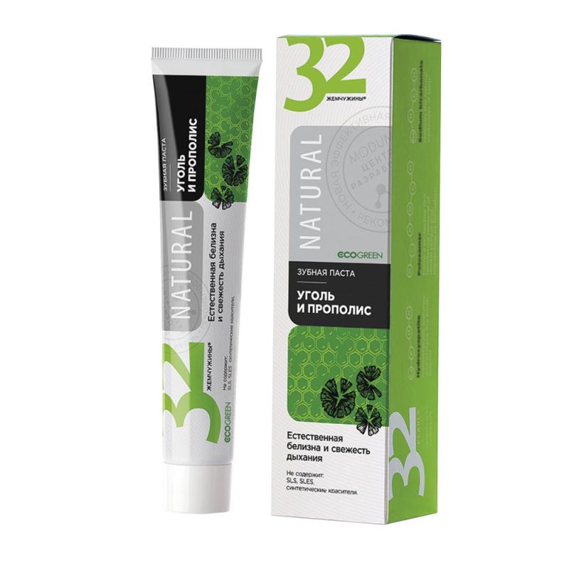 Зубная паста "Natural", 32 ЖЕМЧУЖИНЫ, 100 г, в ассортименте - купить в ...