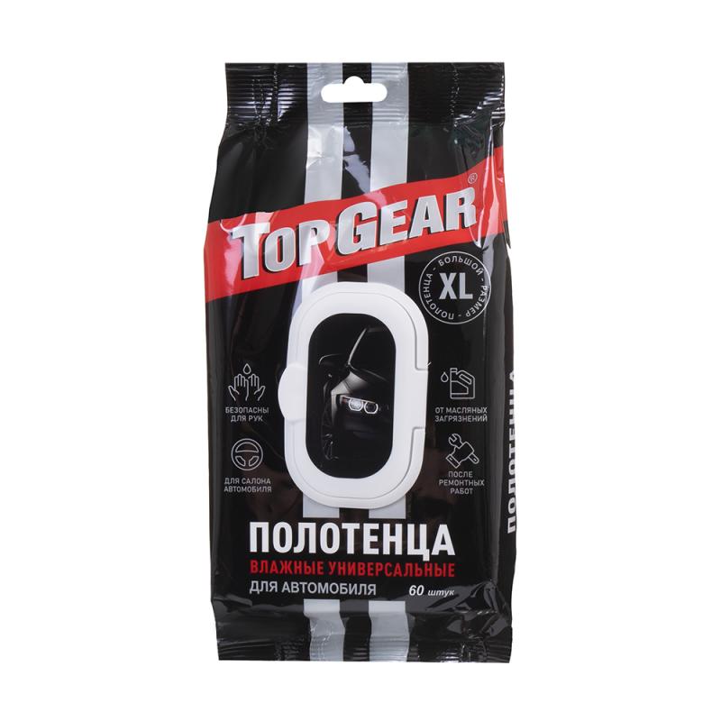 Влажные универсальные полотенца для автомобиля, Top Gear, 60 шт ...