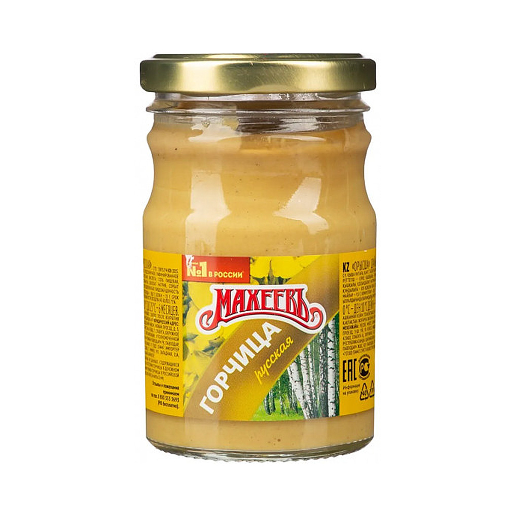 Горчица "Русская", Махеевъ, 190 г - купить в интернет-магазине Fix ...
