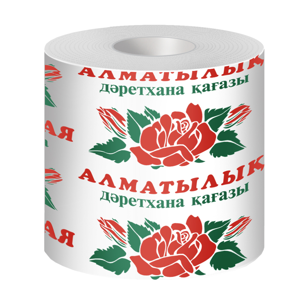 Туалетная бумага "Алматинская", Карина, 1 слой, 1 рулон - купить в ...