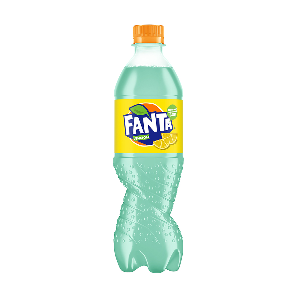 Напиток сильногазированный, Fanta, лимон, 0,5 л - купить в интернет ...