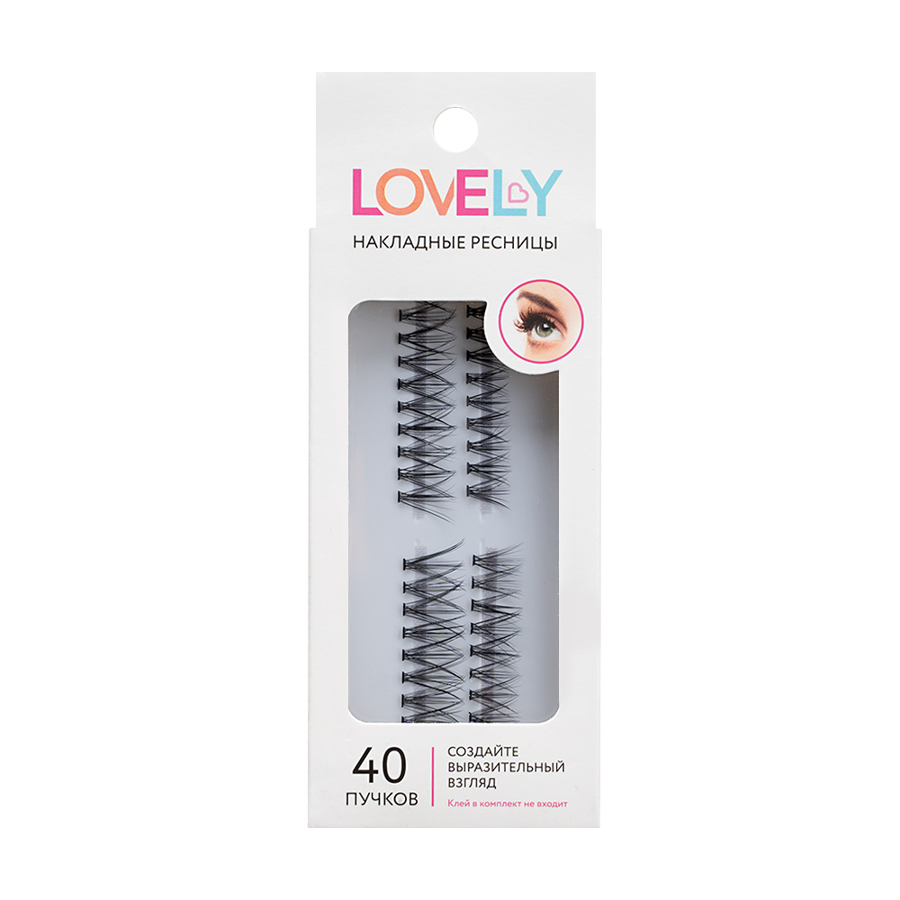 Накладные ресницы, Lovely, 40 пучков - купить в интернет-магазине Fix ...