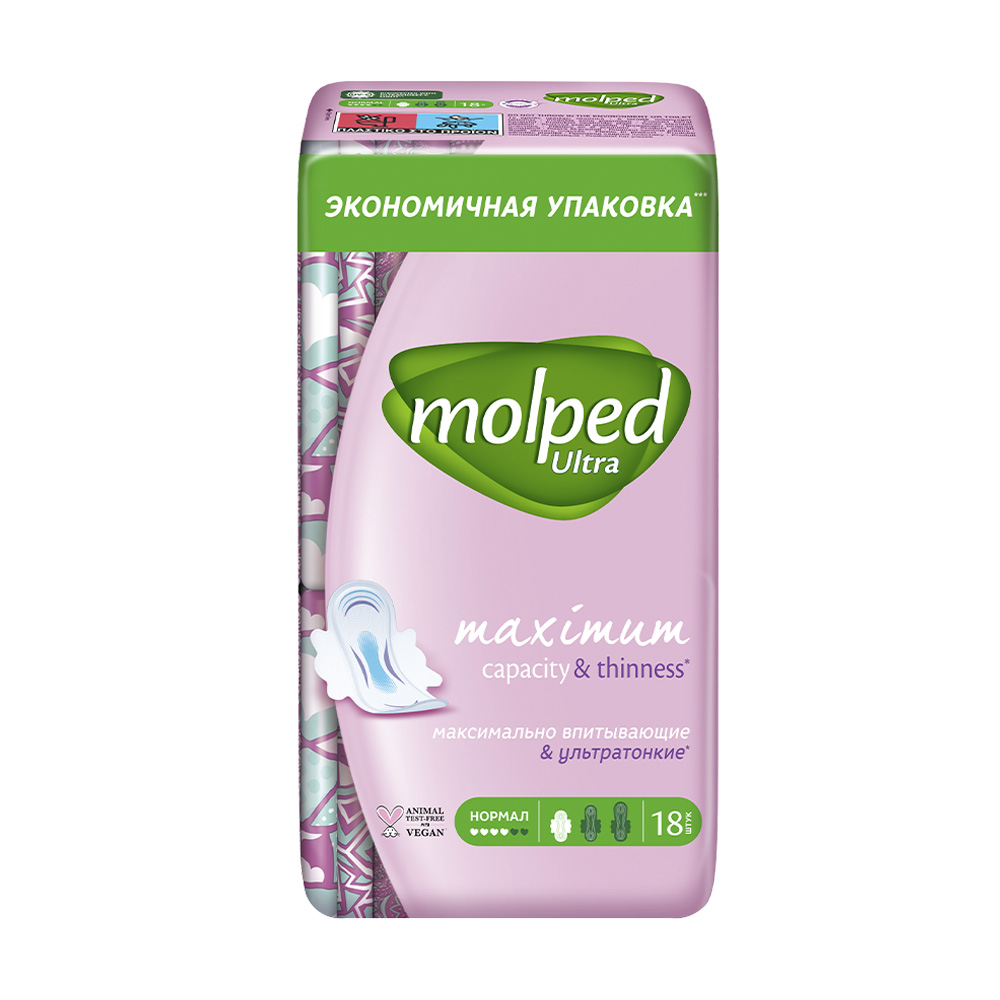 Прокладки, Molped, 18 шт. - купить в интернет-магазине Fix Price в г ...