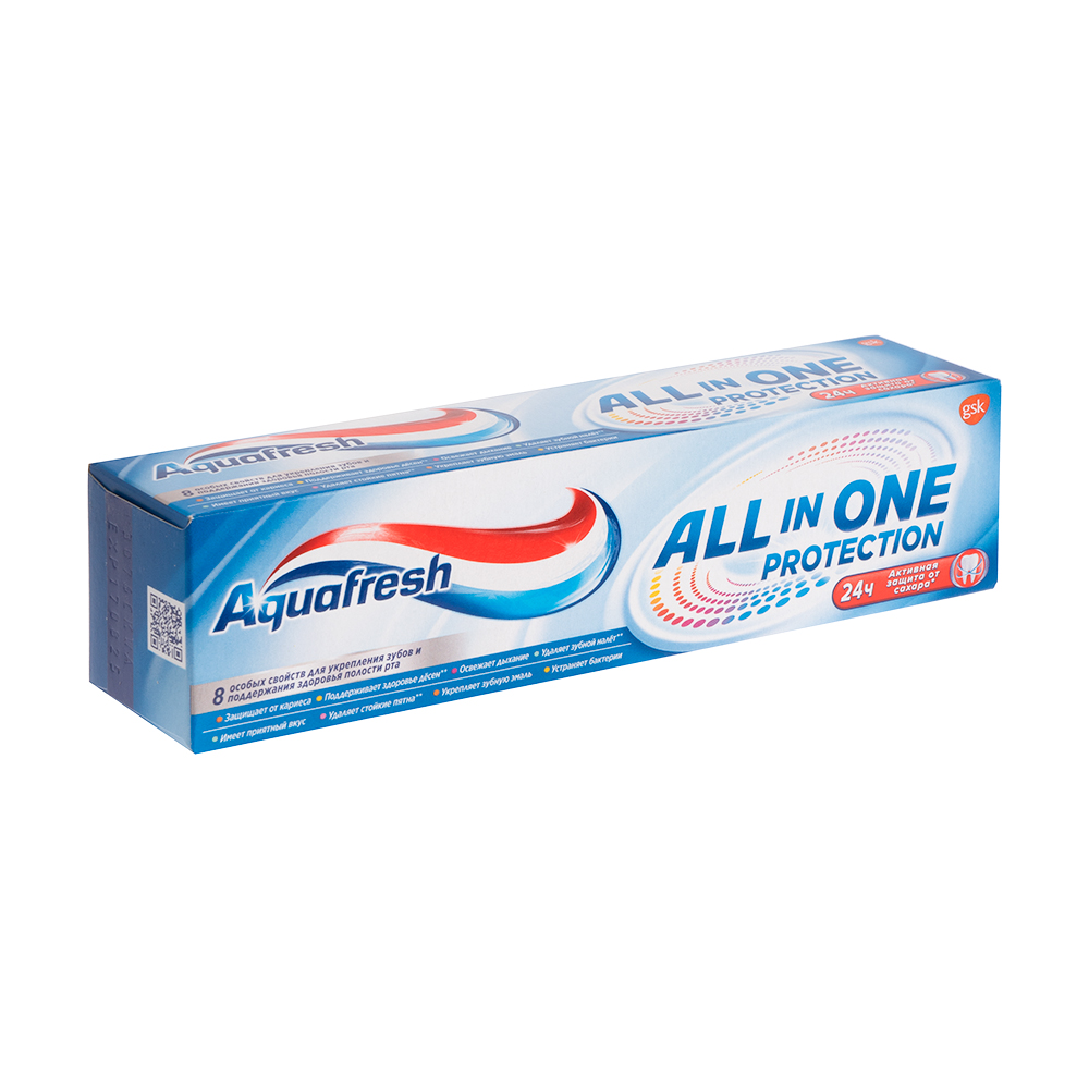 Зубная паста "All In One Protection", Aquafresh, 75 мл - купить в ...