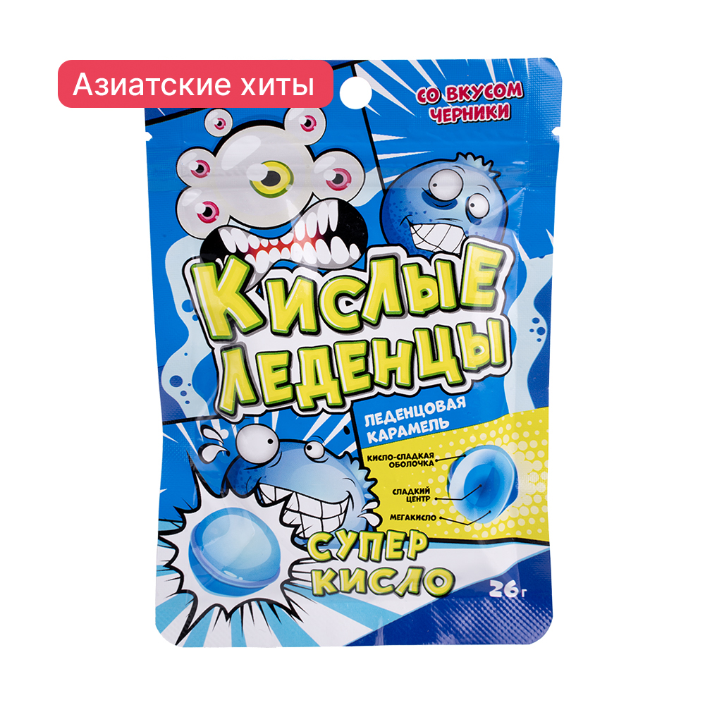 Кислые леденцы, 26 г, в ассортименте - купить в интернет-магазине Fix ...
