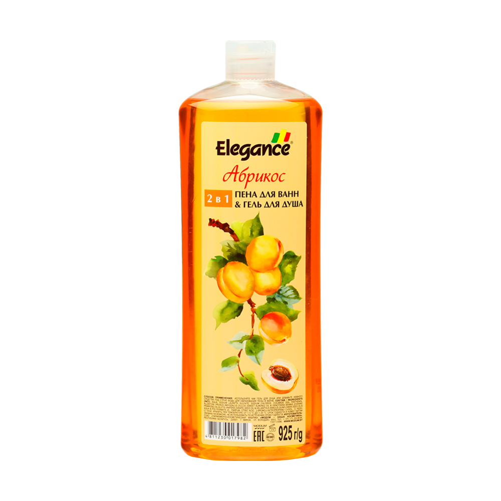 Пена для ванн и гель для душа "2в1", ELEGANCE, 925 г, в ассортименте ...