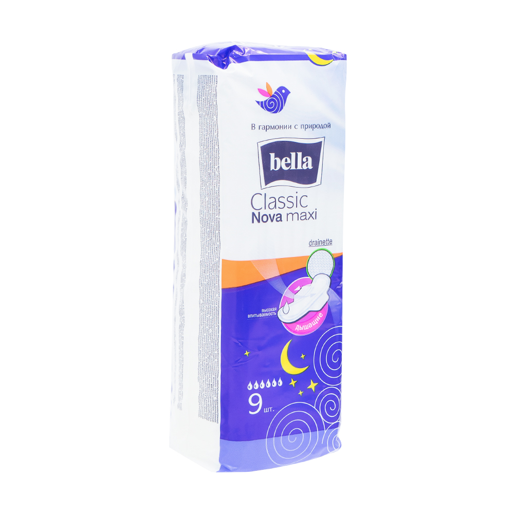 Прокладки ночные "Classic Nova maxi", Bella, 9 шт. - купить в интернет ...