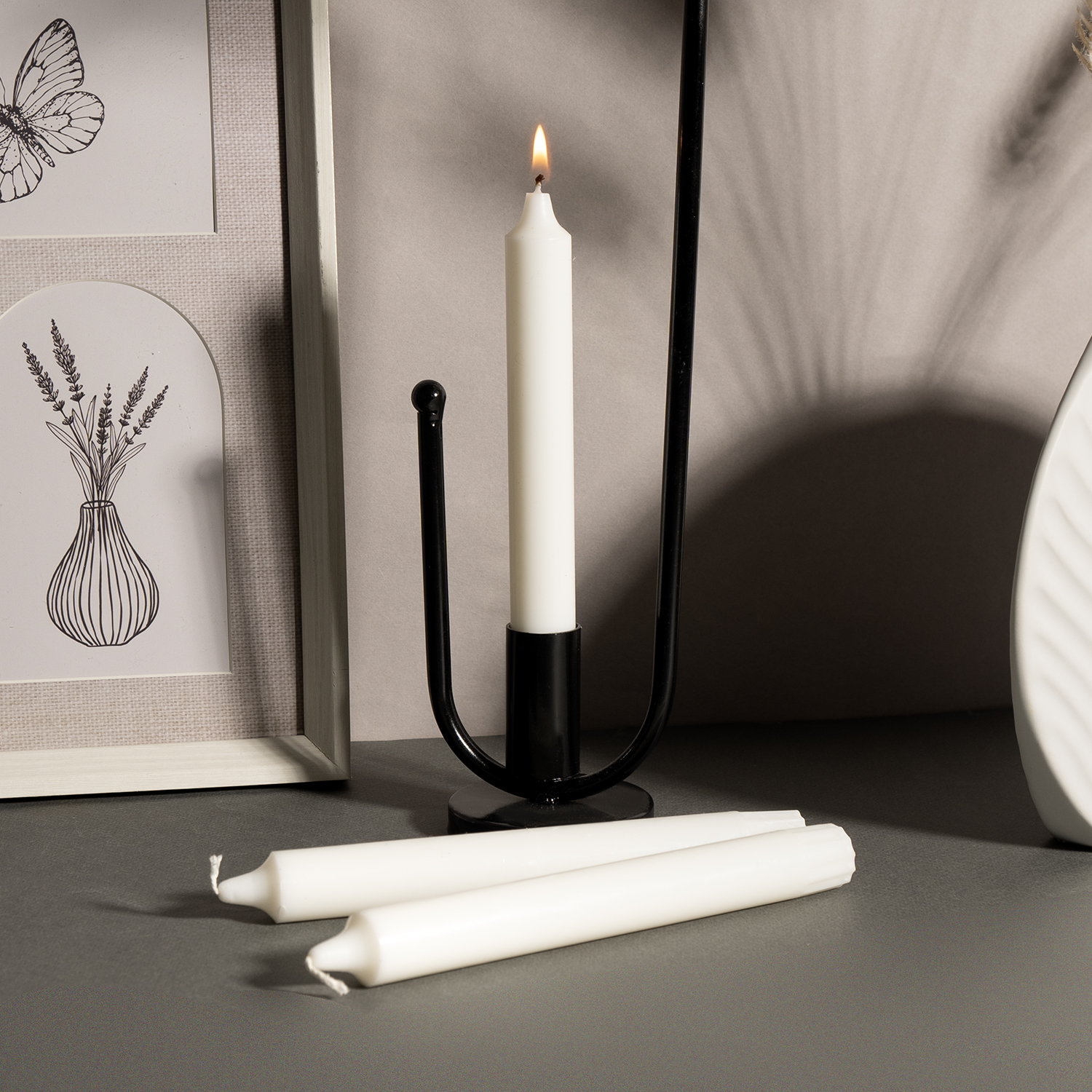 Набор свечей, 19,5 см, 4 шт. - купить в интернет-магазине Fix Price в г ...