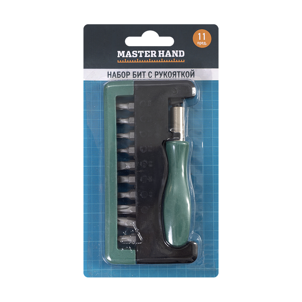 Набор бит с рукояткой, Master Hand, 11 предметов - купить в интернет ...