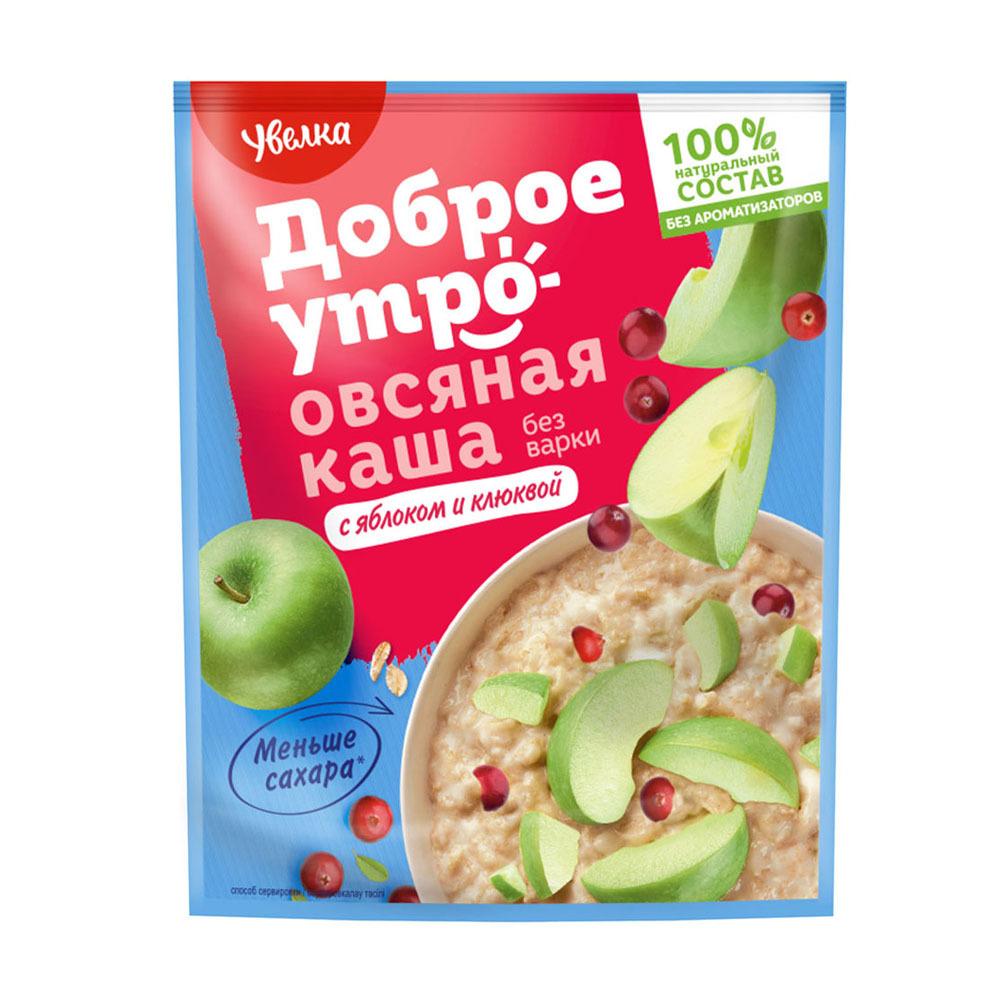 Каша овсяная, Увелка, яблоко-клюква, 35 г - купить в интернет-магазине ...