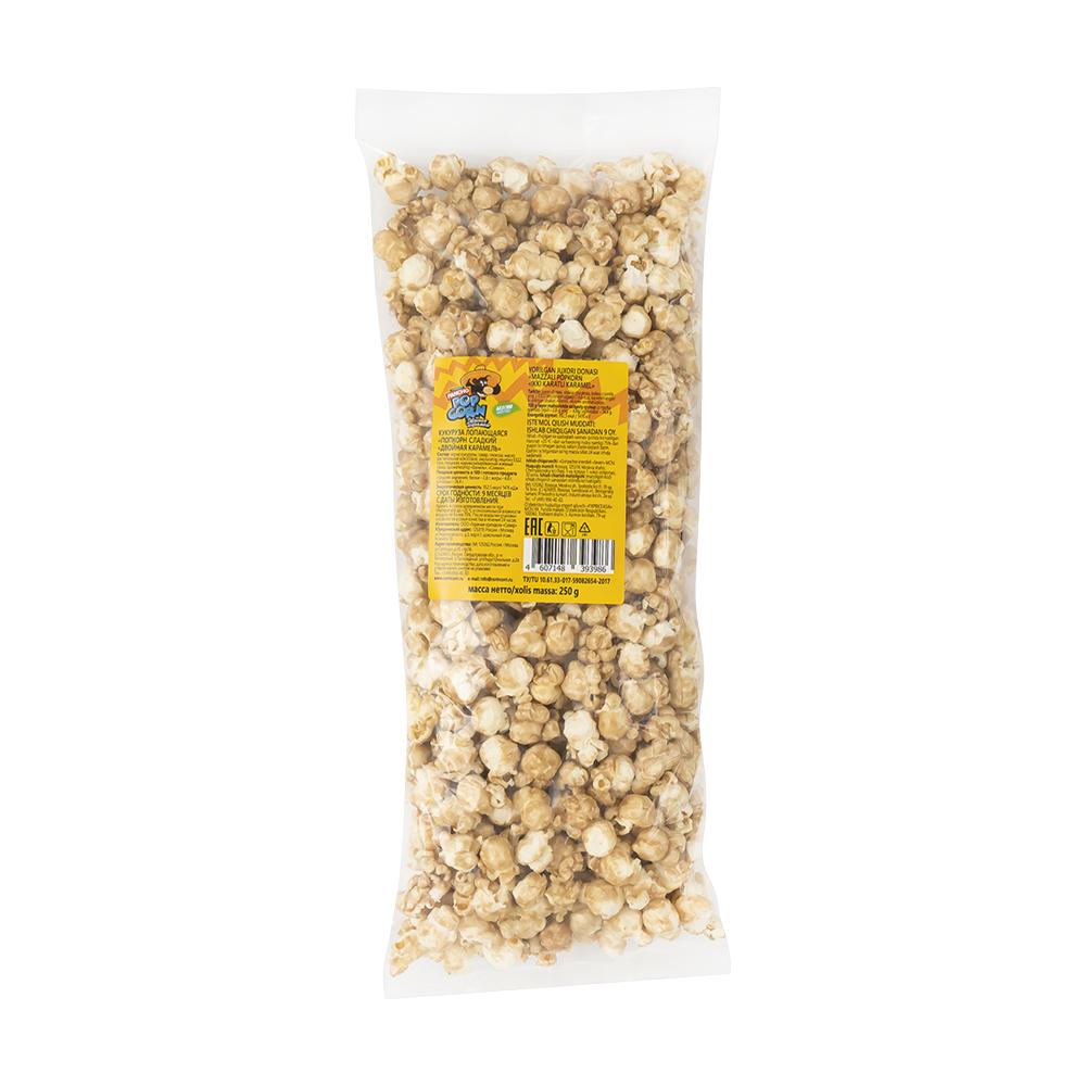 Попкорн сладкий "Двойная карамель", Pop Corn, 250 г - купить в интернет ...
