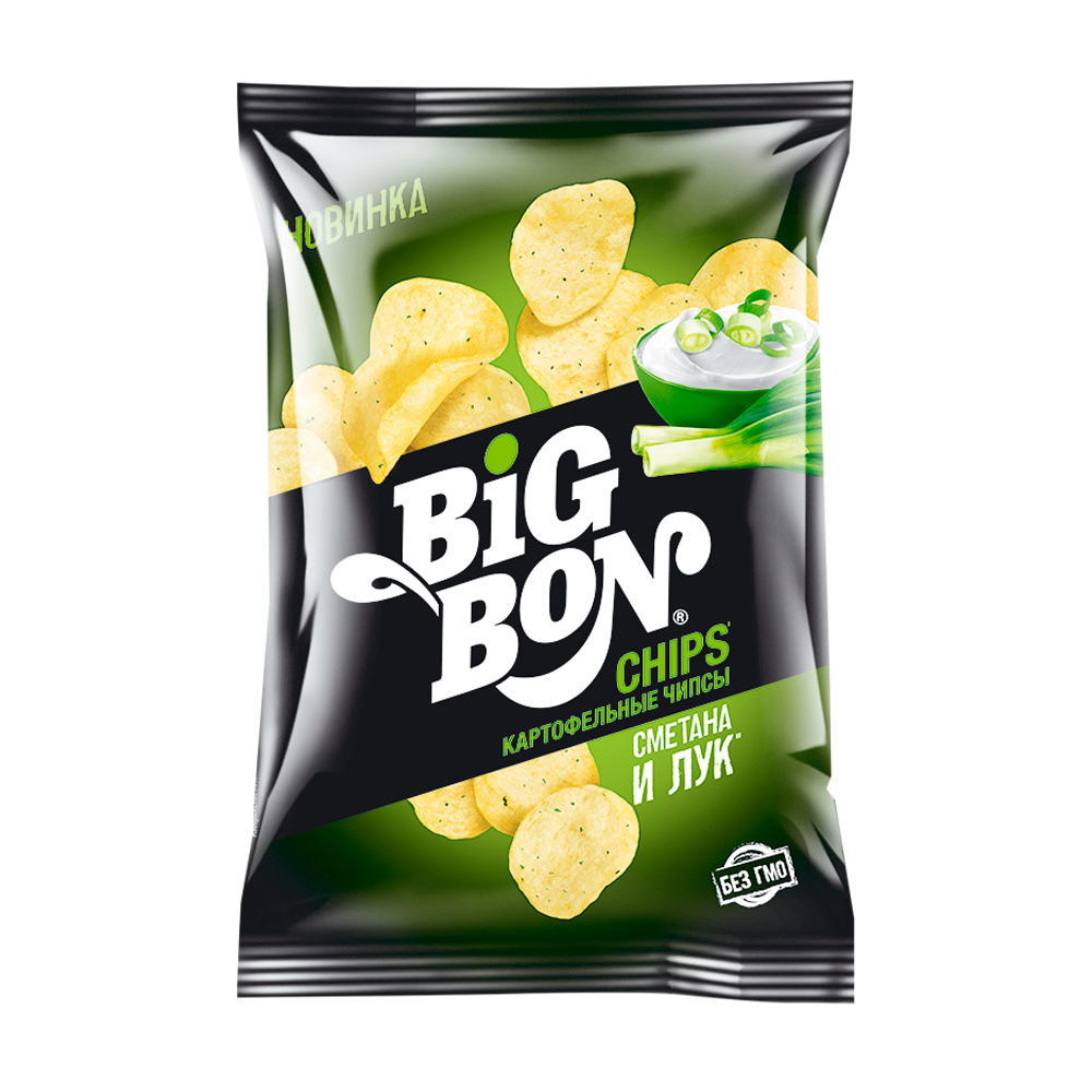 Картофельные чипсы, BIG BON, 75 г, в ассортименте - купить в интернет ...