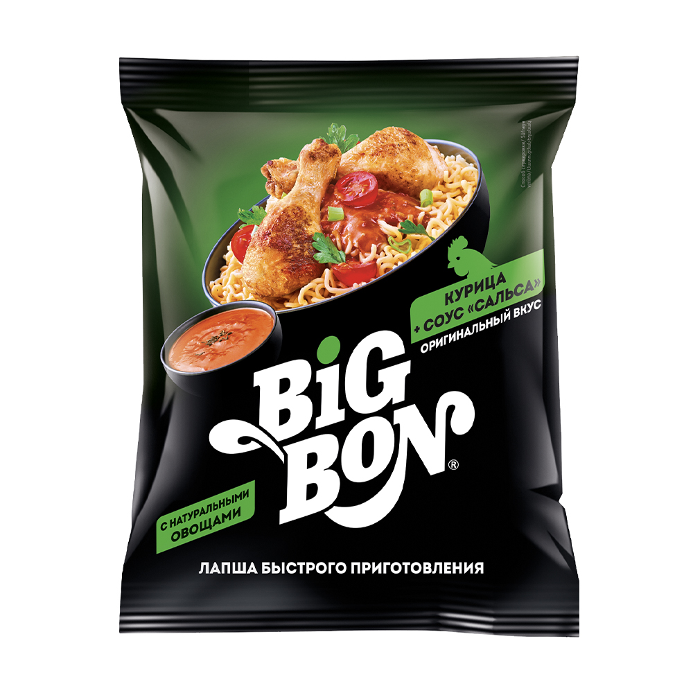 Лапша, BIG BON, 75 г, в ассортименте - купить в интернет-магазине Fix ...